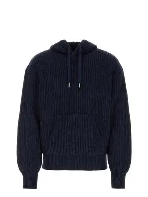 AMI Ami Paris Drawstring Knitted Hoodie