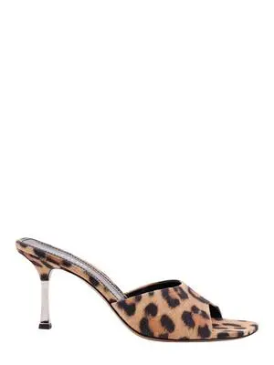 Paris Texas Lorena Mules - Leopard