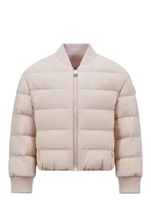 Moncler Pailly Down Bomber Jacket - Light Pink