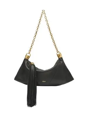 Chloé Small Foulard Shoulder Bag - Black