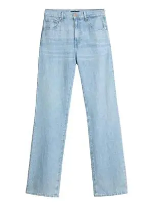 7 For All Mankind Flared Denim Trousers - Blue