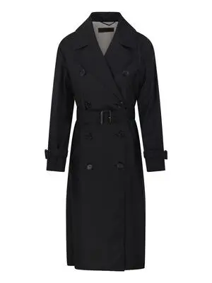 MAX MARA Max Mara The Cube Fiorito Belted Trench Coat