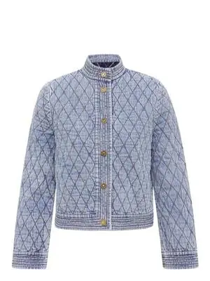 Zimmermann Denim Quilted Jacket - Blue