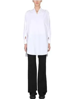 Raf Simons Classic Tailored Shirt Top - White