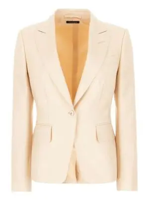 TOM FORD Wool Blazer - Nude