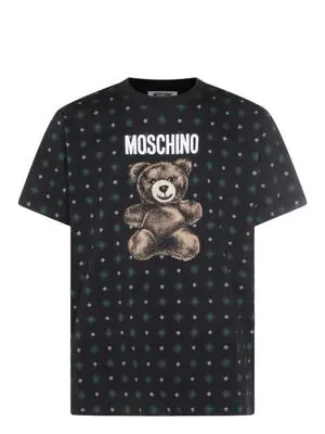 Moschino Teddy Printed T-shirt - Black