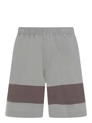 CRAIG GREEN Panelled Elasticated Waistband Shorts - Gray