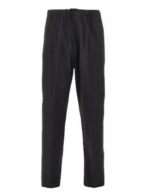 Herno Elasticated-waist Trousers - Black