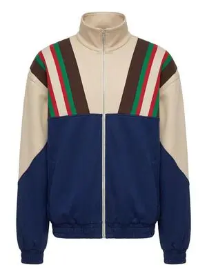 Gucci Zip-up Multicolored Jacket - Black