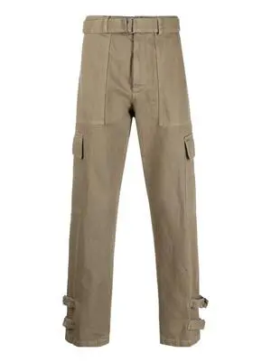 Dries Van Noten Belted Cargo Pants - Brown