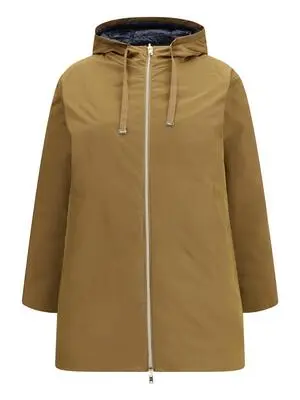 HERNO Herno Zip-Up Reversible Hooded Coat