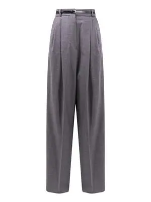 SPORTMAX Sportmax Belted Wide Leg Pants