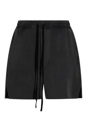 THOM KROM Long Drawstring Shorts - Black