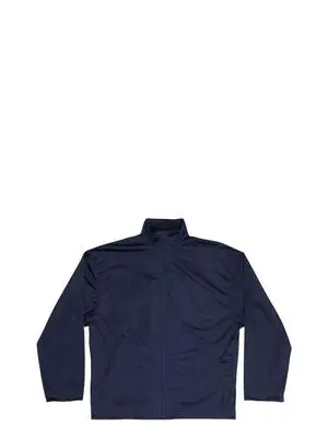 Balenciaga Zip-up Oversized Sweatshirt - Blue