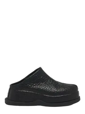 ALEXANDER MCQUEEN Alexander McQueen Wave Skull Embossed Mules