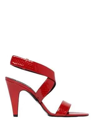 Alaïa Open Toe High Heel Sandals - Red