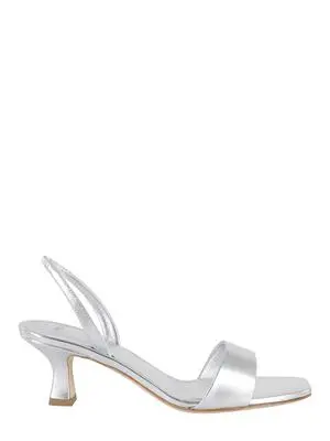 3JUIN 55mm Metallic-finish Sandals - Silver