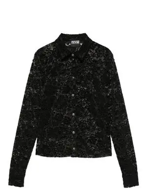 Versace Lace Detailed Shirt - Black