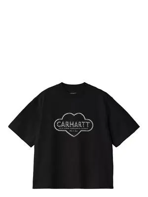 Carhartt Work In Progress Cloud Heart Graphic T-shirt - Black