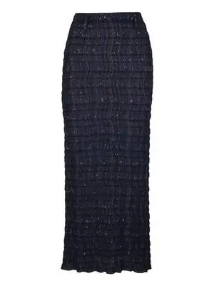 MISSONI Missoni Embellished Textured Maxi Skirt