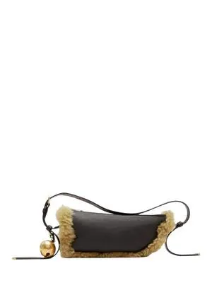 BURBERRY Burberry Shield Leather Shoulder Bag