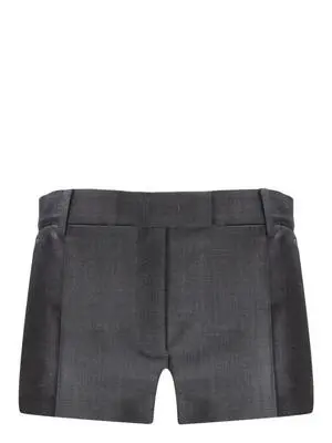 Valentino Garavani Tailored Short Shorts - Gray