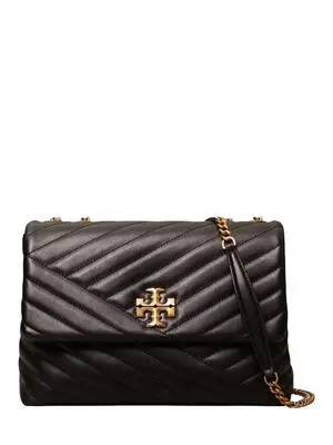 Tory Burch Kira Chevron Convertible Shoulder Bag - Black