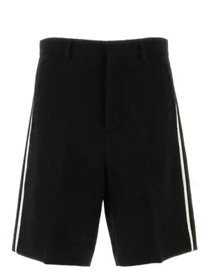 Gucci Side-stripe Bermuda Shorts - Black