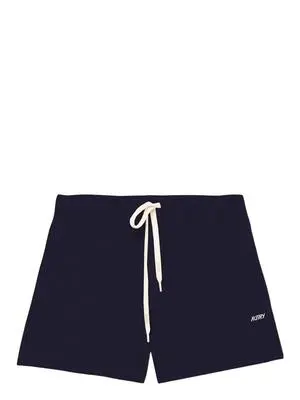 AUTRY Drawstring Logo Detail Shorts - Blue Mixed Color