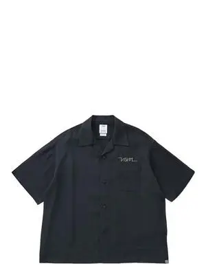 Visvim Copa Short-sleeve Silk Shirt - Black