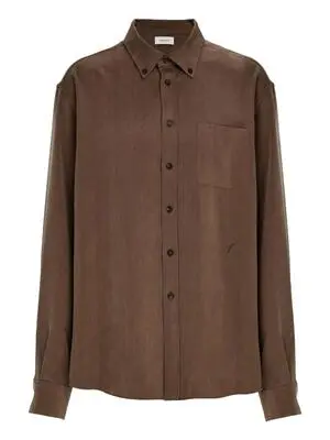 FERRAGAMO Long Sleeve Shirt - Green