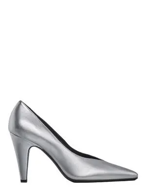 Alaïa Cone Heel Slip-on Pumps - Silver