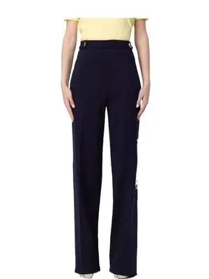 TWINSET Button Detail Track Pants - Black