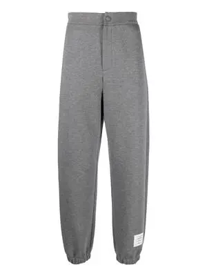 Thom Browne Logo-patch Track Pants - Medium Gray