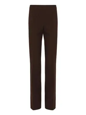 FERRAGAMO Straight Leg Tailored Pants - Black