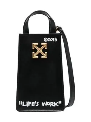Off-White Off-White Jitney Crossbody Phone Bag Black