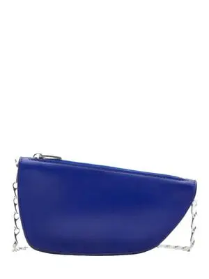 Burberry Burberry Micro Shield Sling Zipped Mini Shoulder Bag Blue