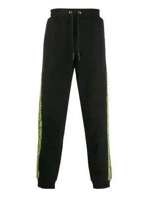 Alexander McQueen Logo Side Striped Sweatpants - Black