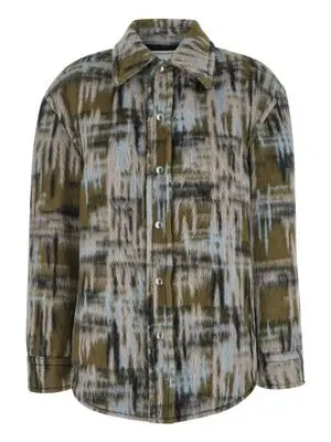 BOTTEGA VENETA Bottega Veneta Checked Relaxed Fit Jacket