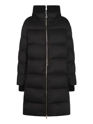 Moncler High-neck Down Coat - Black