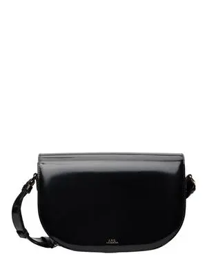 A.p.c. Leather Shoulder Bag - Black