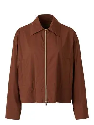 Herno Zip-up Collared Jacket - Brown