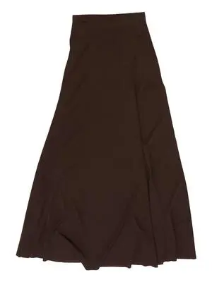 Saint Laurent High Waist A-line Skirt - Black
