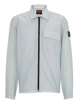Hugo Boss Zip Up Long Sleeve Jacket - Gray