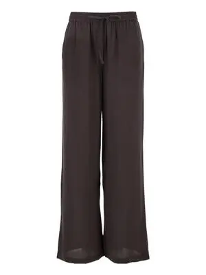 P.a.r.o.s.h Drawstring Wide-leg Pants - Black