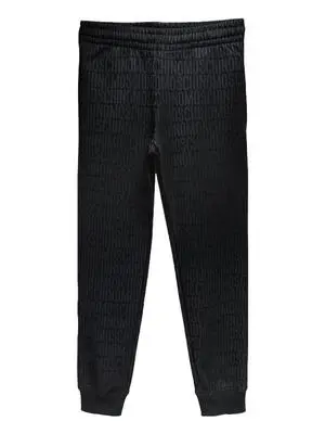 Moschino All-over Logo Sweatpants - Black