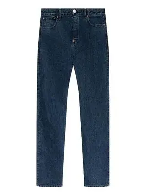 Kenzo Signature Japanese Denim Straight Fit Jeans - Blue