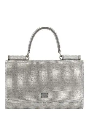 Dolce & Gabbana Embellished Phone Bag - Gray