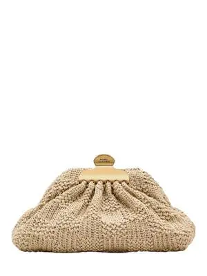 Marc Jacobs Glam Chain Clutch Bag - Nude