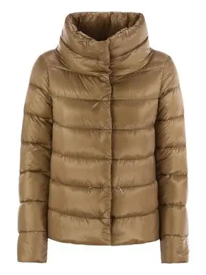 Herno Herno Long-Sleeved Down Jacket Brown